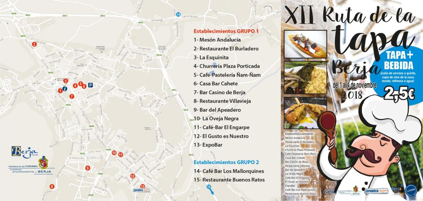 Descubre aquí todas las propuestas de la Ruta de la Tapa de Berja 2018 ...