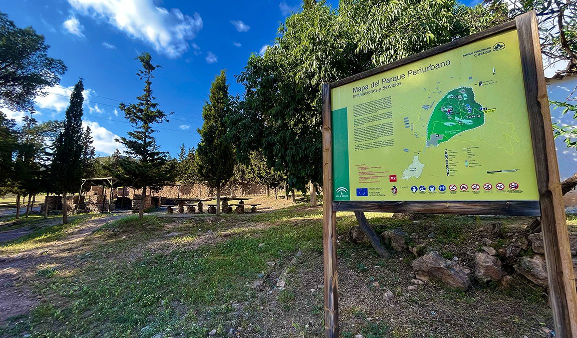 mapa del parque periurbano de Castala | Berja digital