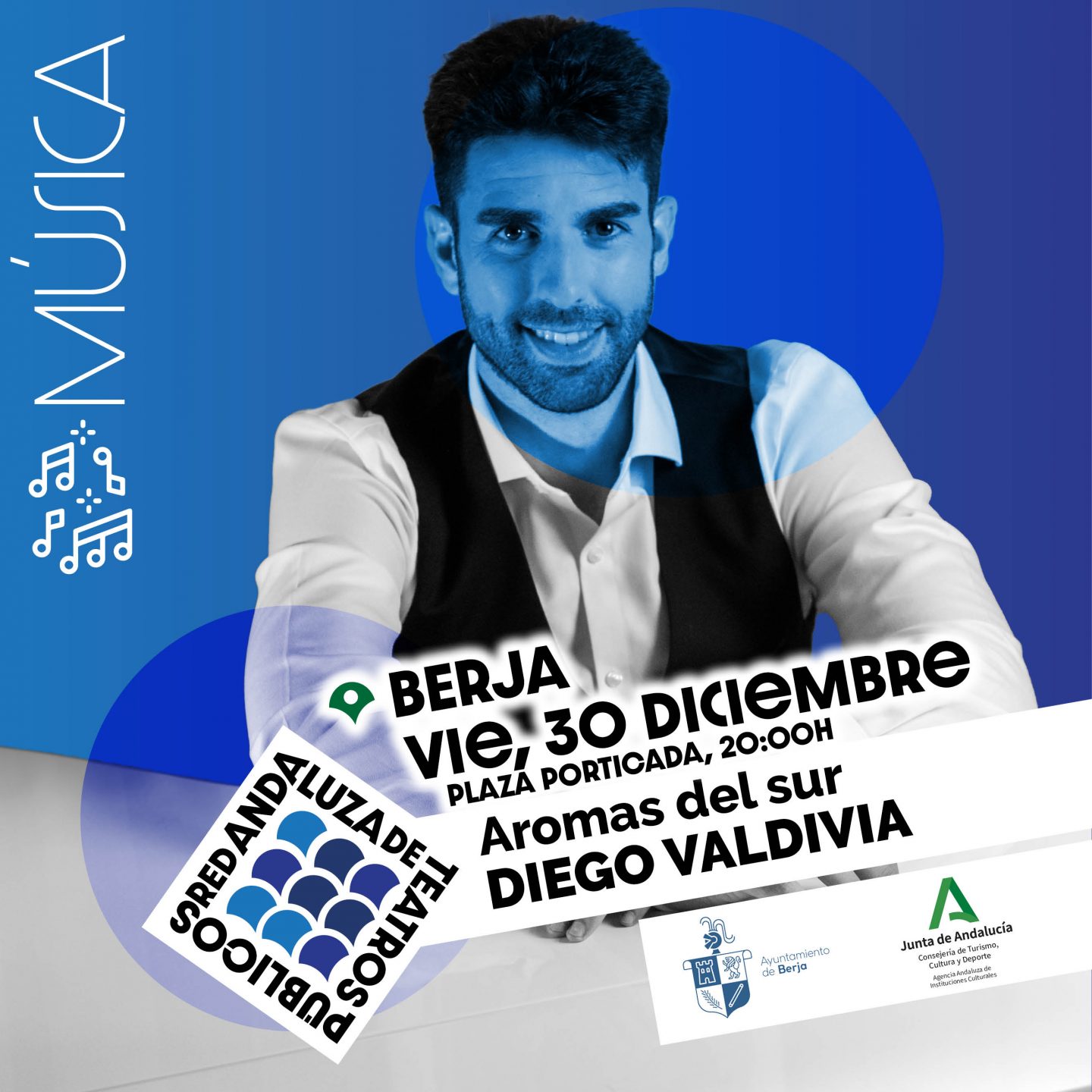 El gran pianista Diego Valdivia llega este viernes a la Plaza Porticada de Berja | Berja digital